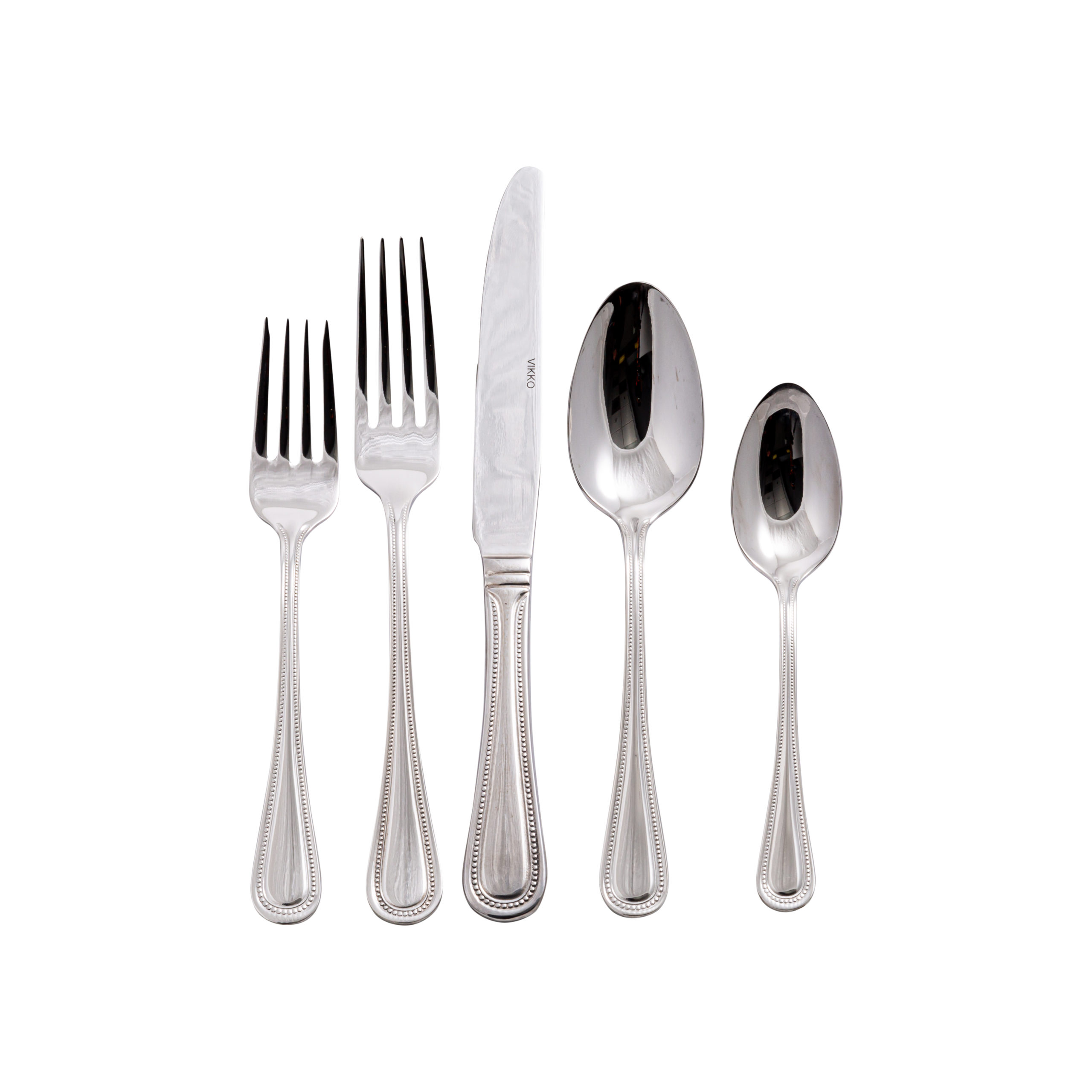 Vikko Crown – Gems, Mirror 18/10 SS, Flatware, 20 Pc Set – Gift Box ...