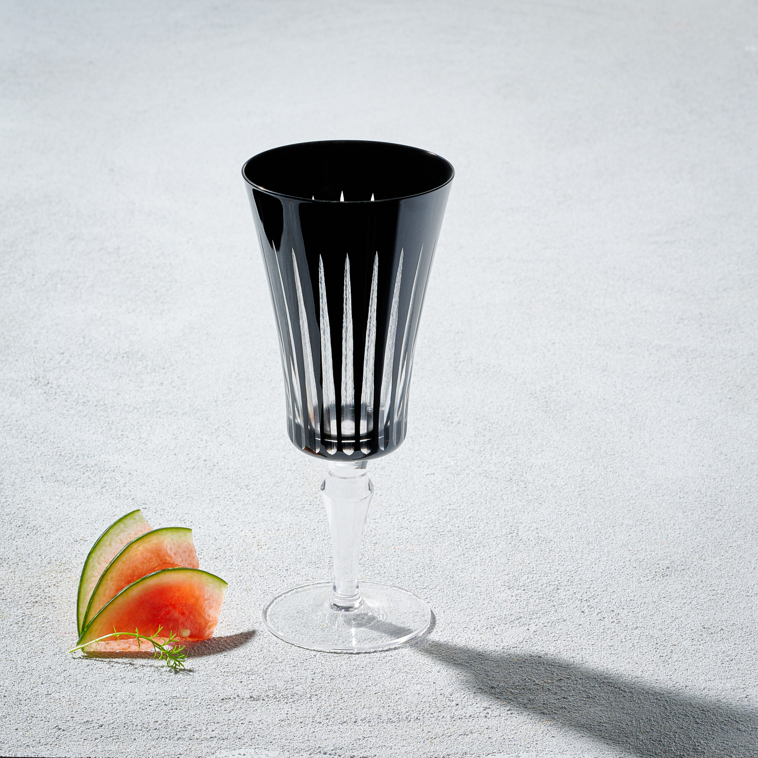 Vikko Décor – Timeless, 13oz Water Goblet Glass, Black – Kadra ...